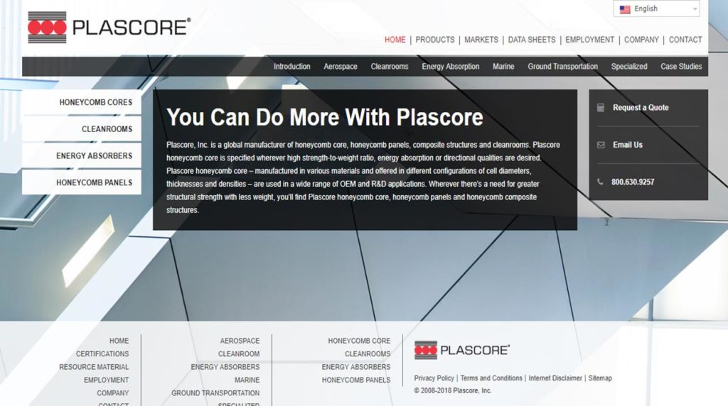 Plascore, Inc. | Clean Room Manufacturers